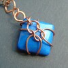 Wire Wrap Sword Necklace/100% Copper Wire Wrapped Blue Jasper Sword ...