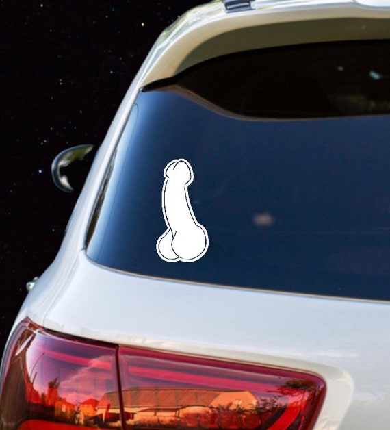 Penis Decal Bumper Sticker Personalized Ts Vinyl Etsy