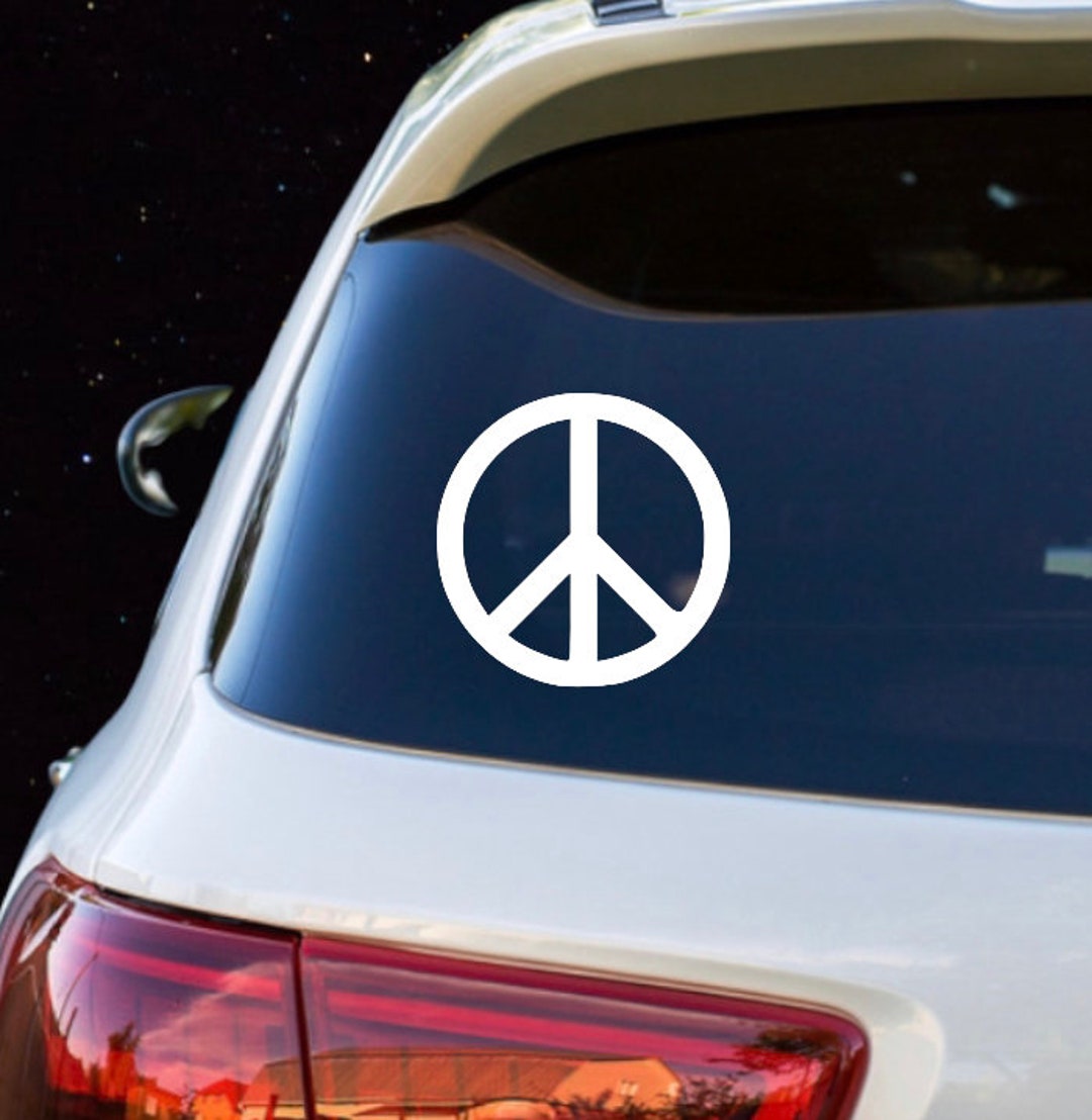 Peace Sign Decal | Peace | Peace Symbol | Vinyl Decal | Vinyl Sticker ...