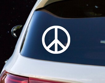 Peace Out Vinyl Decal Sticker - Etsy