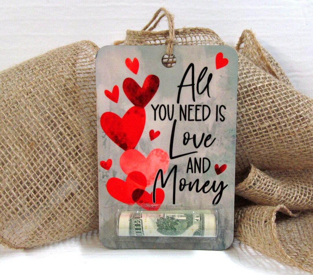 Valentine's Money Card Holder, Valentine's Day Gift Idea, All You Need ...