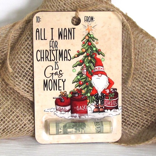 Santa Christmas Money Holders Money Stocking Stuffers - Etsy