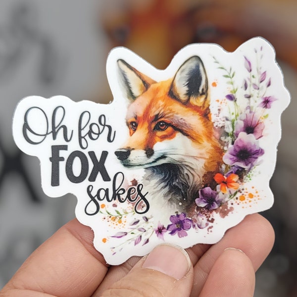 Oh for Fox Sake Bottle - Etsy