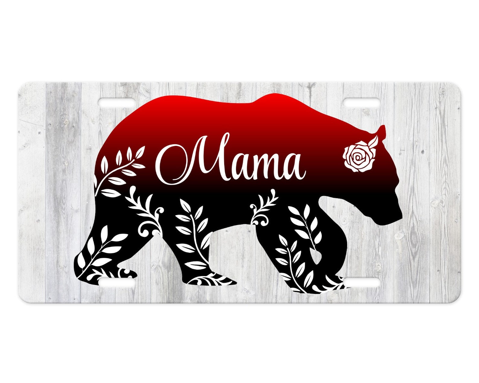 Personalized Mama Bear License Plate Mom Vanity Plate Custom | Etsy