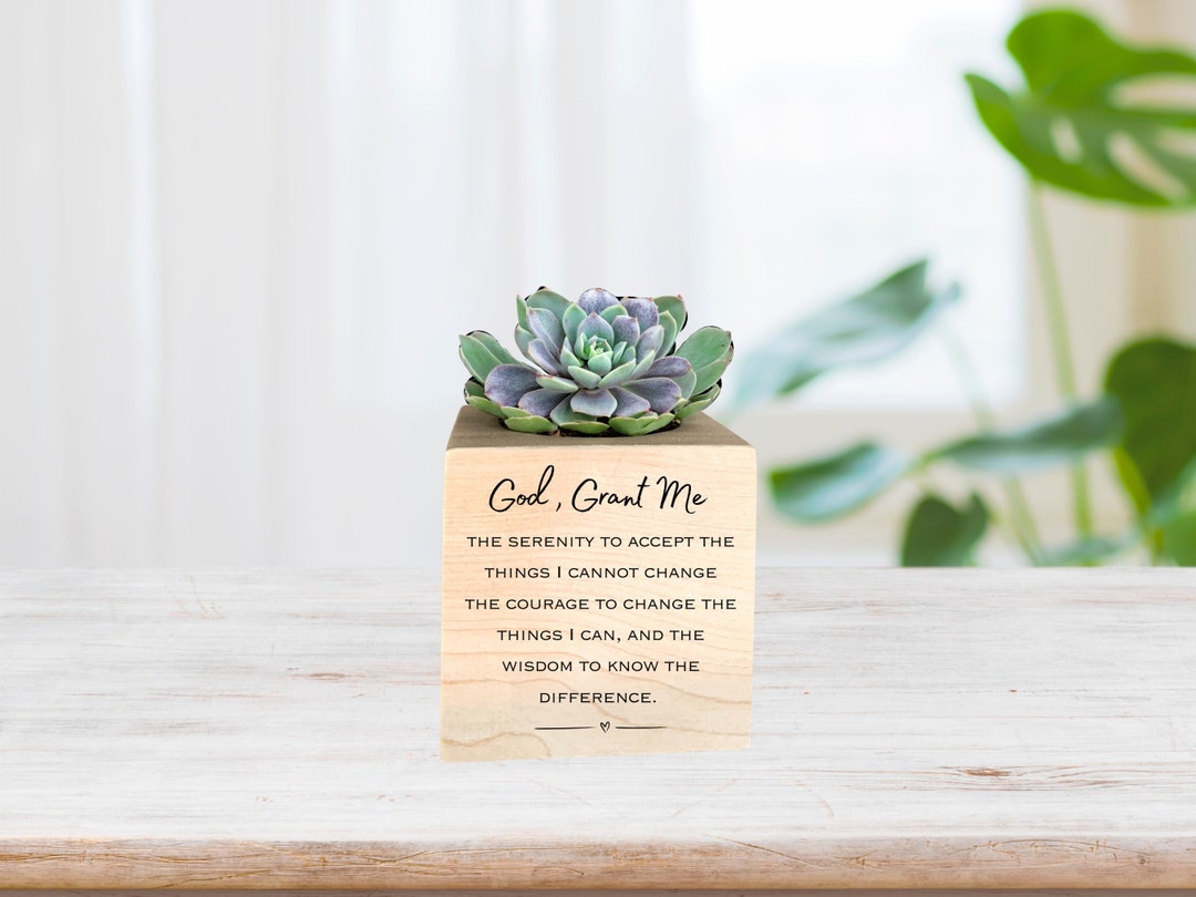 Serenity Prayer, Serenity Prayer Gift for Him, Sobriety Gift, Aa ...