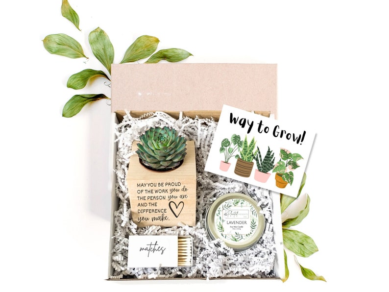 New Job Gift Congrats Gift Way to Grow Job Promotion Gift - Etsy