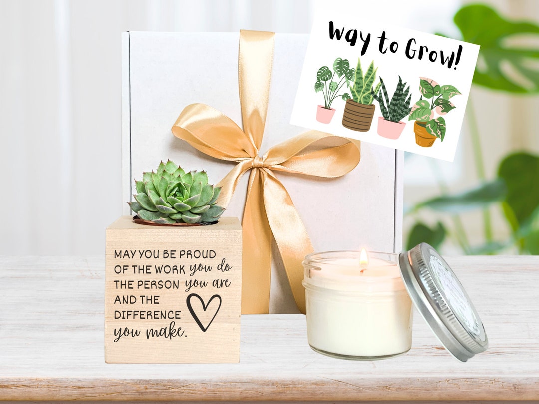 New Job Gift Congrats Gift Way to Grow Job Promotion Gift - Etsy