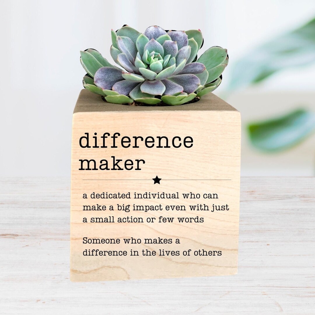 Difference Maker Definition Appreciation Gift Coworker Gift Desk Gift ...