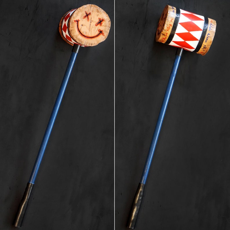 Harley Quinn Mallet Birds of Prey DC Foam Realistic Replica Handcrafted ...