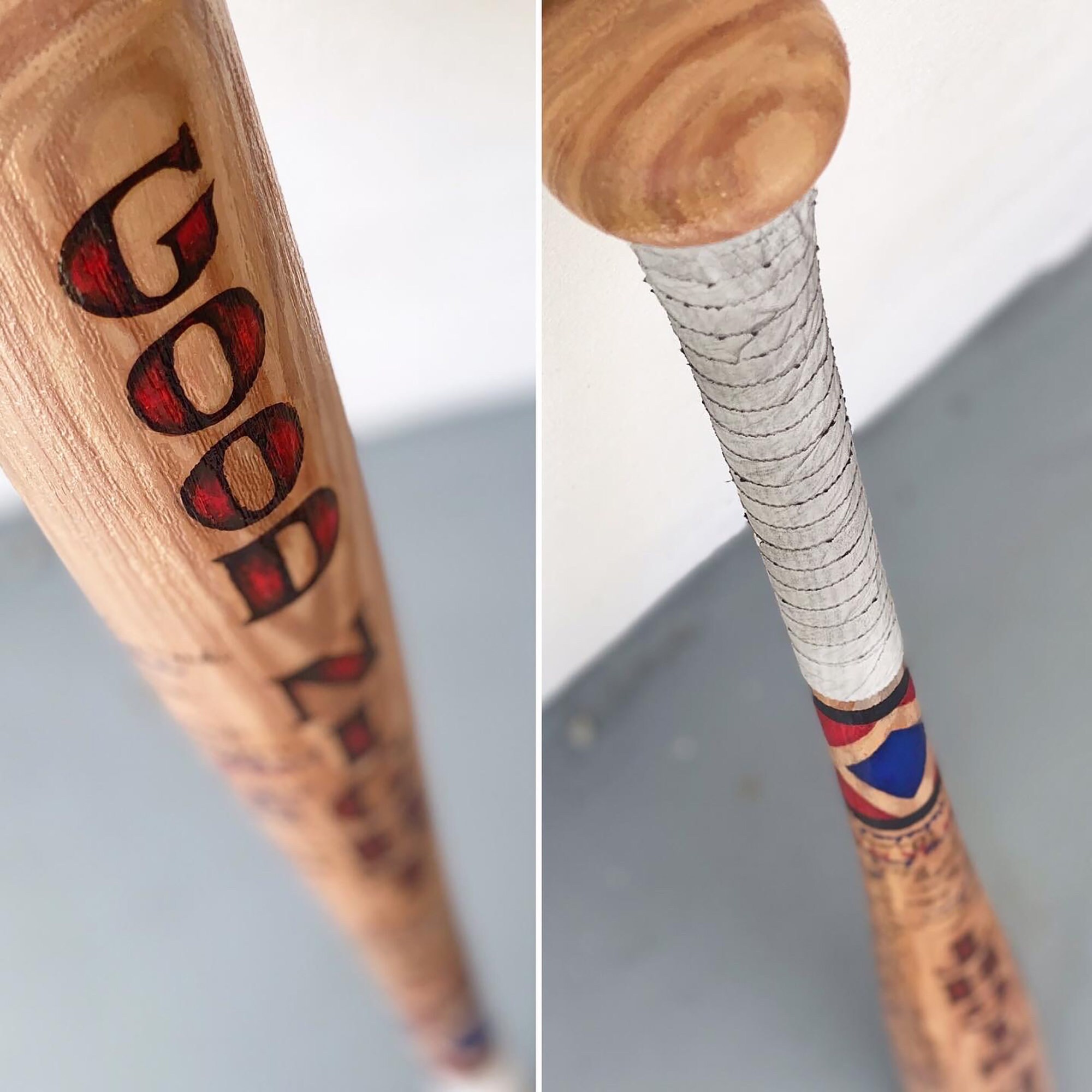 Harley Quinn Suicide Squad Wooden Baseball Bat Hand-painted Realistic ...