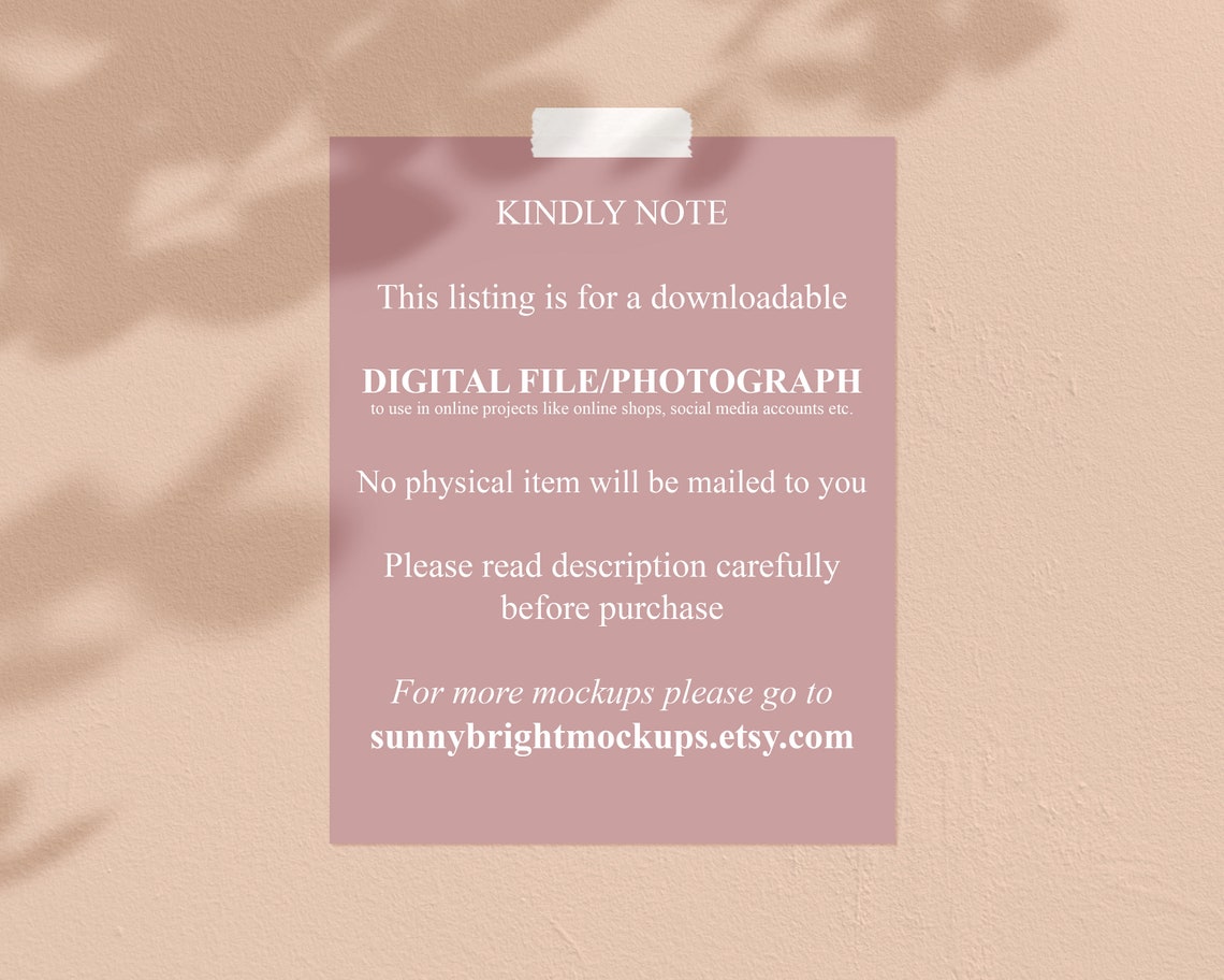 Plain 5X7 Card Mockup 5X7 Ratio A4 A3 A2 A1 50x70cm - Etsy