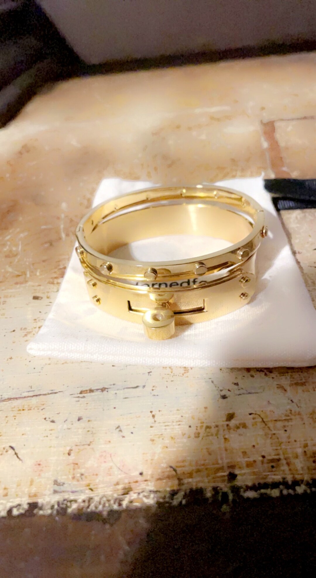 Stainless Steel Stud Bubble Turn Lock Arm Candy Set Stackable Bracelet ...