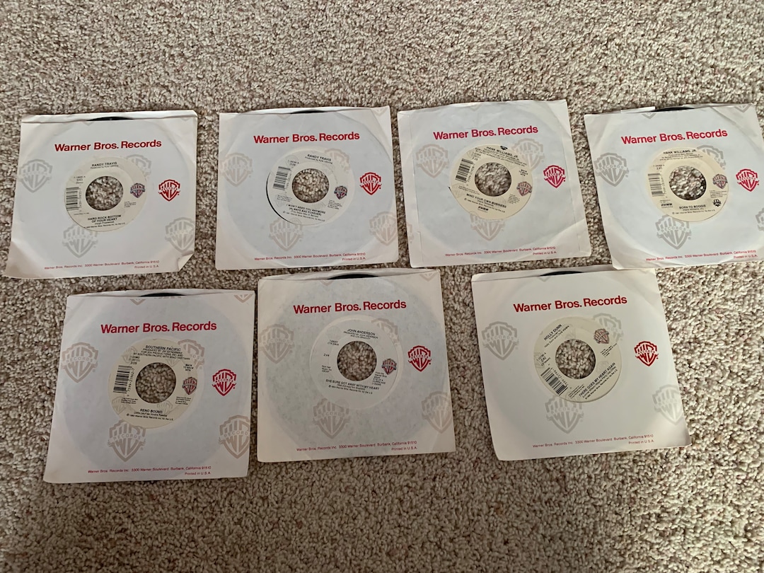 Vintage Warner Brothers Country 45 Records - Etsy