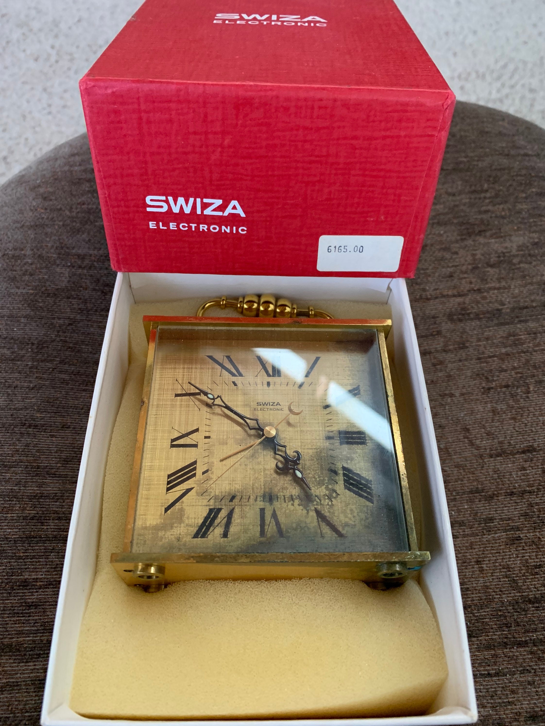Swiza Desk Clock - Etsy