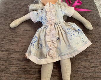Vintage Cloth Doll - Etsy