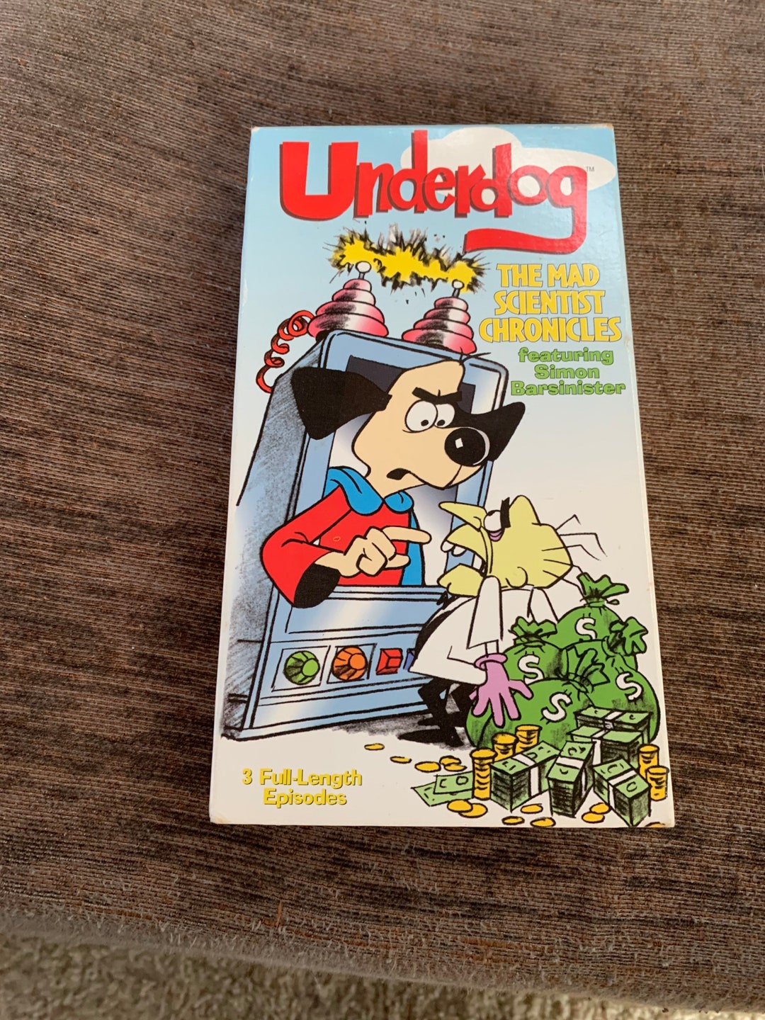 VHS Underdog Cartoon Video Cassette Tape - Etsy