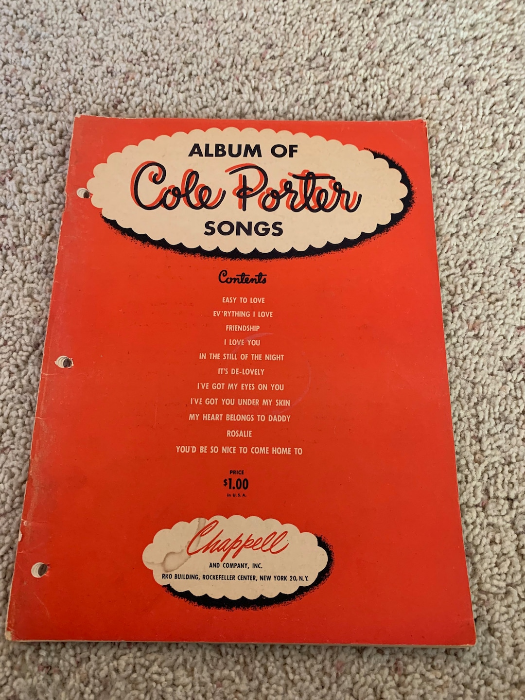 Cole Porter Songs Piano Sheet Music Book - Etsy