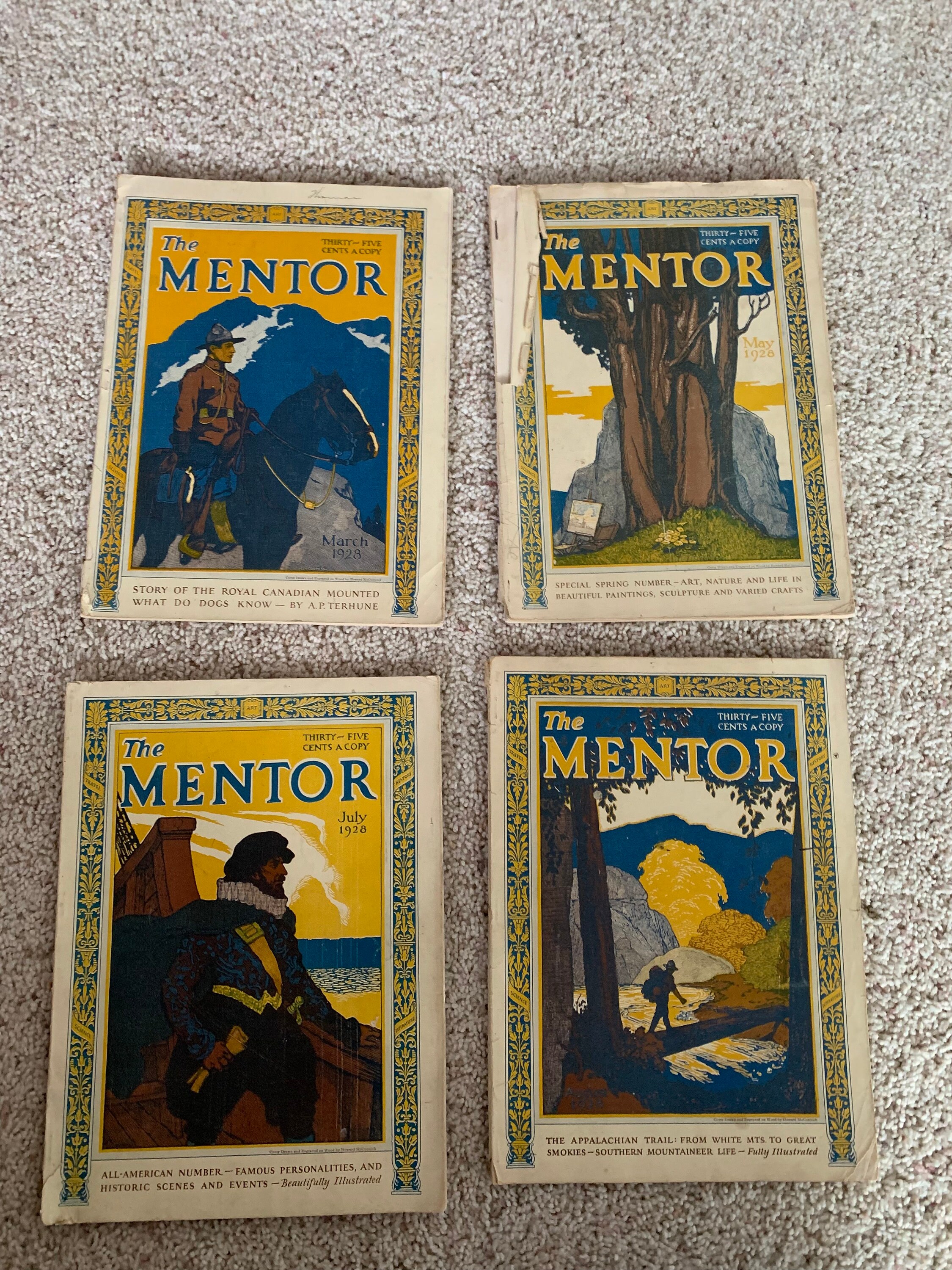 Vintage the Mentor Magazine Set - Etsy