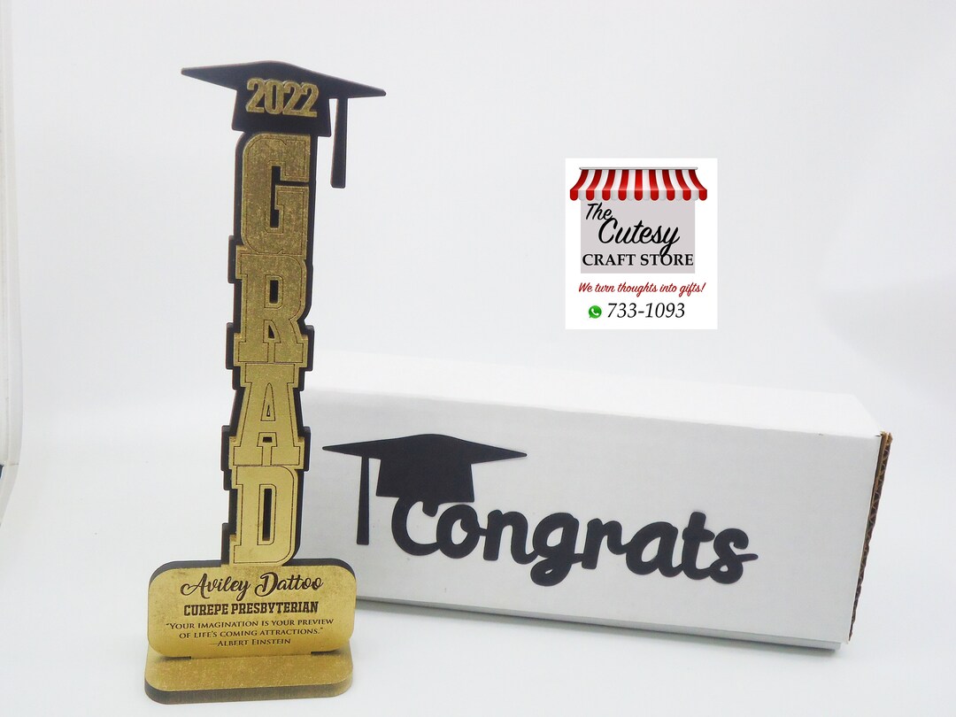 Graduation Gift Stand, Graduation Token, Graduation Trophy, Digital ...
