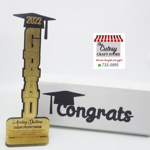 Graduation Gift Stand, Graduation Token, Graduation Trophy, Digital ...