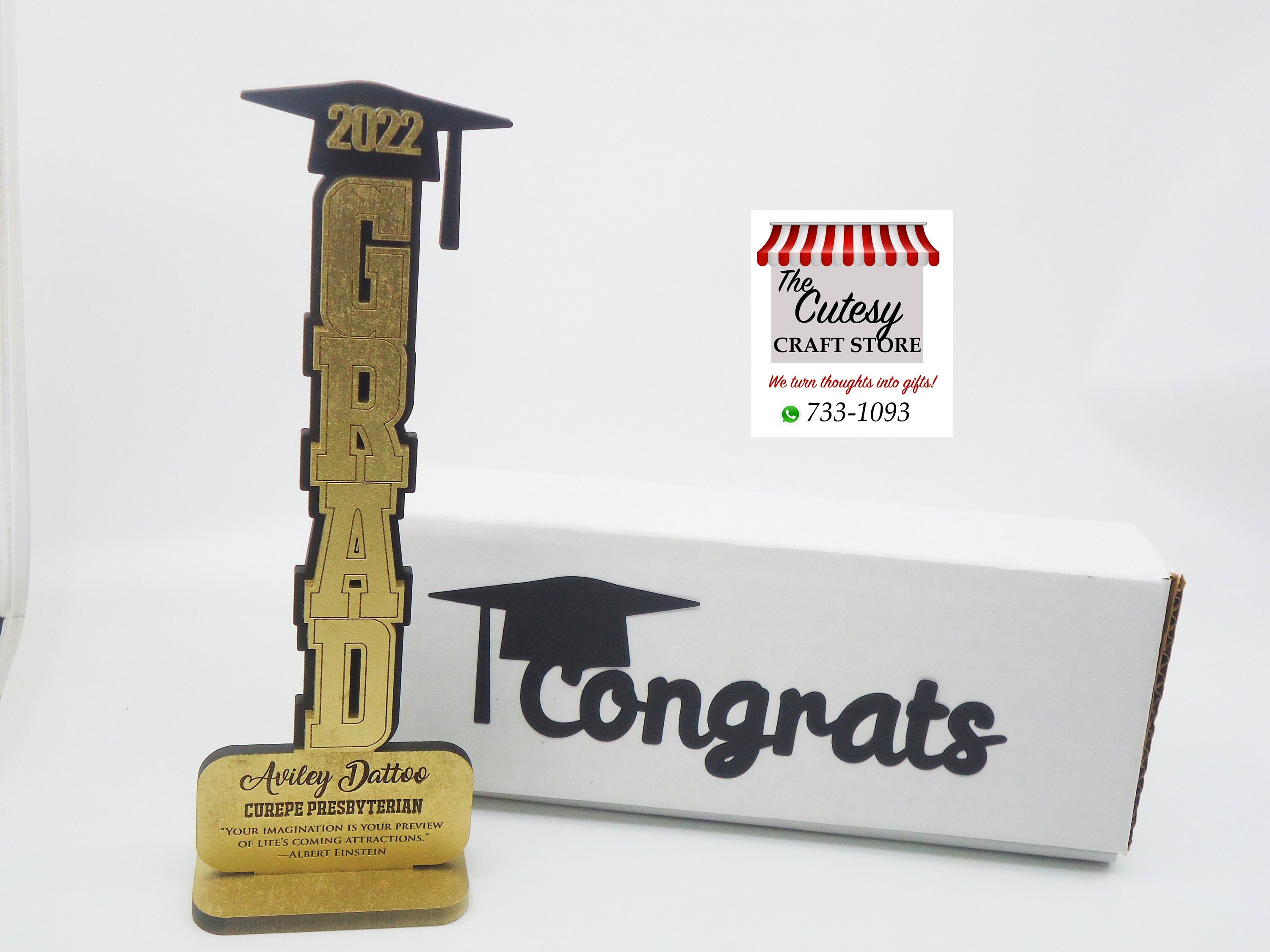 Graduation Gift Stand, Graduation Token, Graduation Trophy, Digital ...