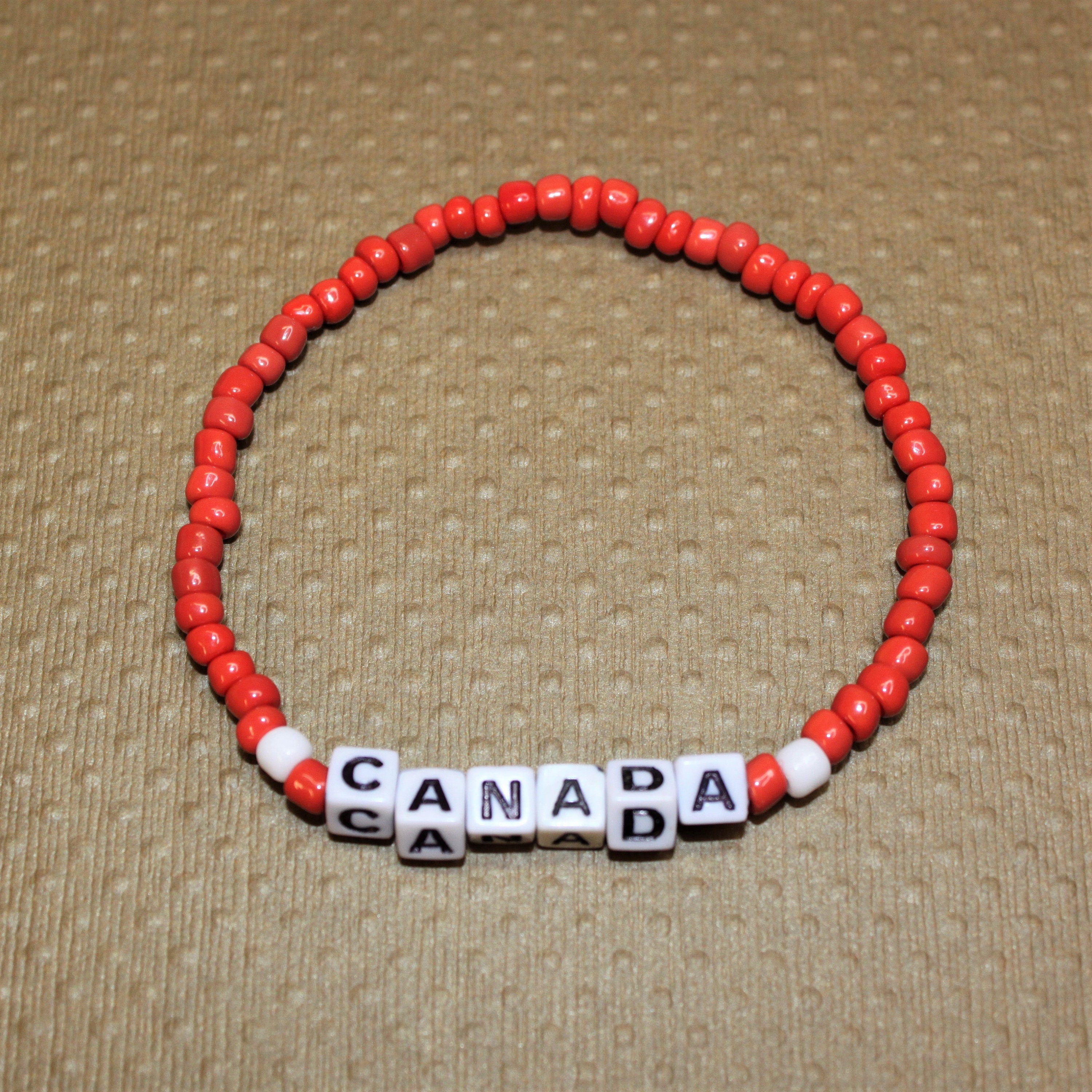 Beaded Canada Bracelet, Set of 3, Stackable - Etsy