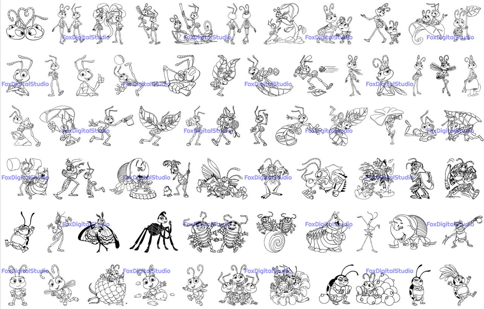 60 SVG/DXF/PNG Best Designs Bundle - Etsy