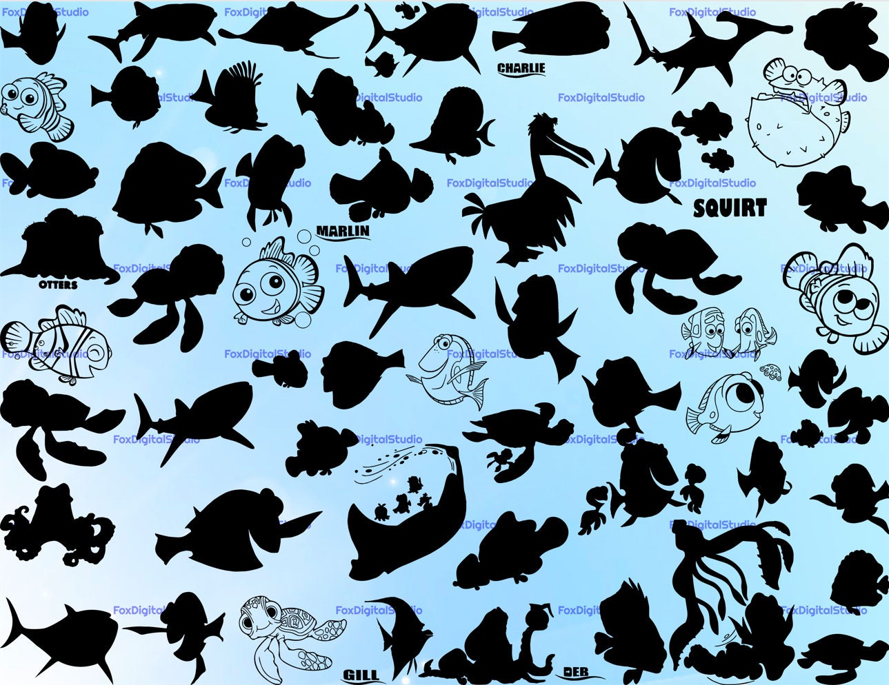 Finding Nemo Silhouette