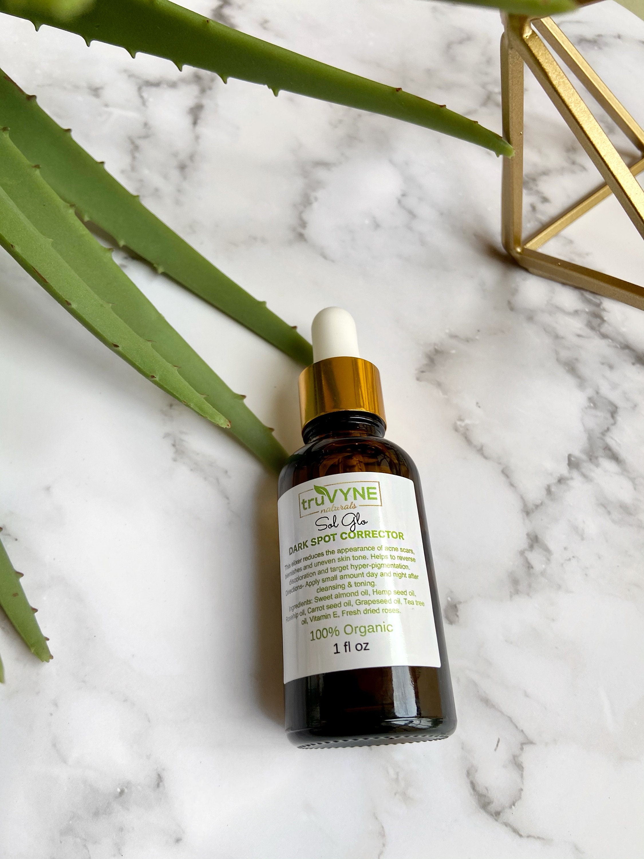 Hydrating Facial Oil, Sol Glo Facial Oil, Dark Spots Fade Oil, Skin ...