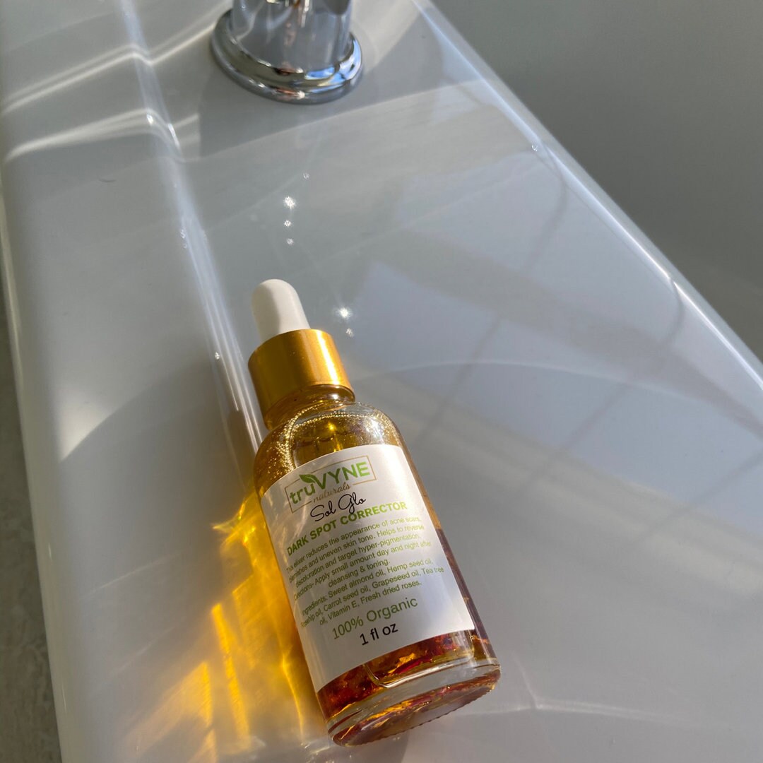 Hydrating Facial Oil, Sol Glo Facial Oil, Dark Spots Fade Oil, Skin ...
