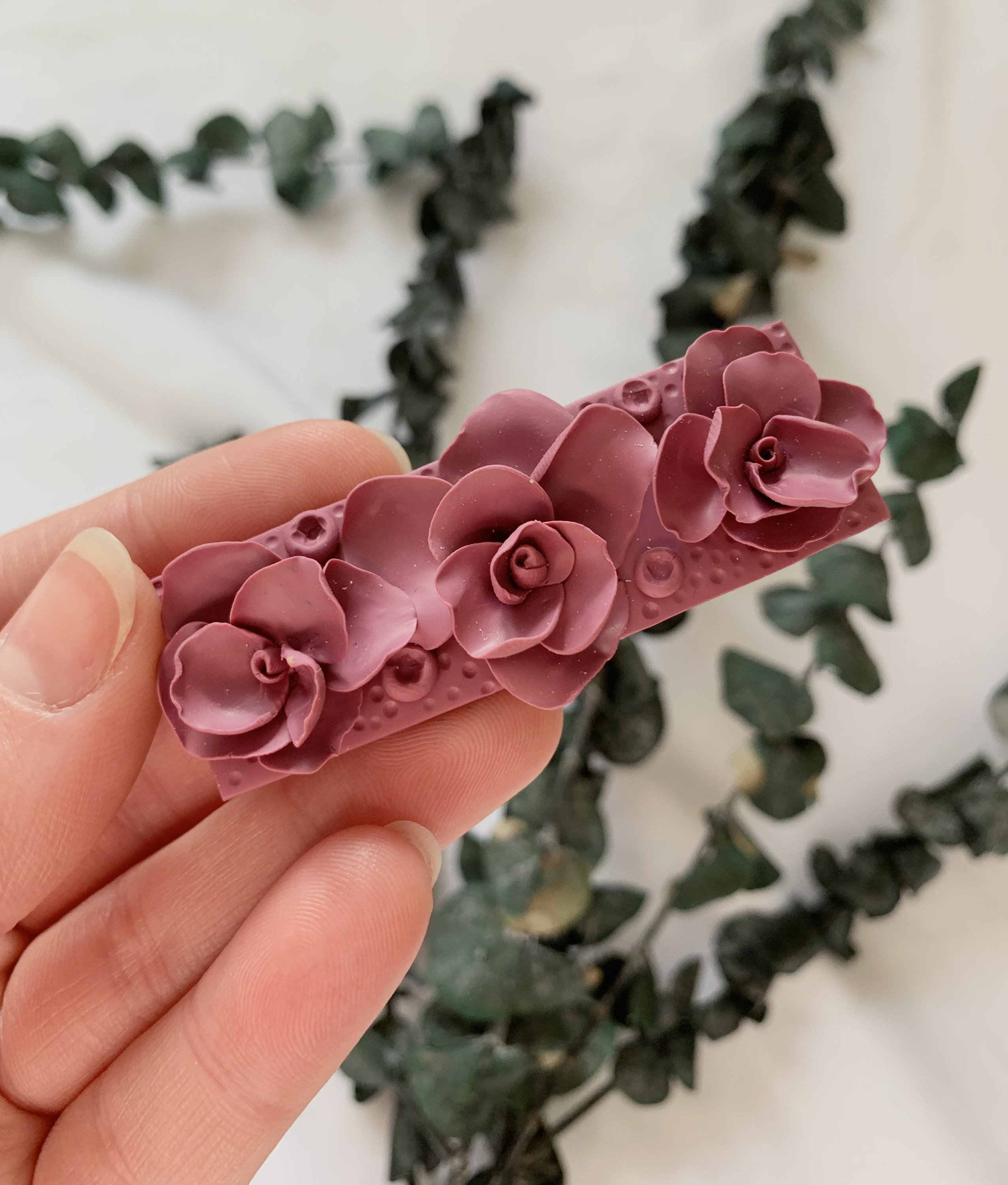 Polymer Clay Hair Barrettes, Clay Hair Clips, Hair Accessories ...