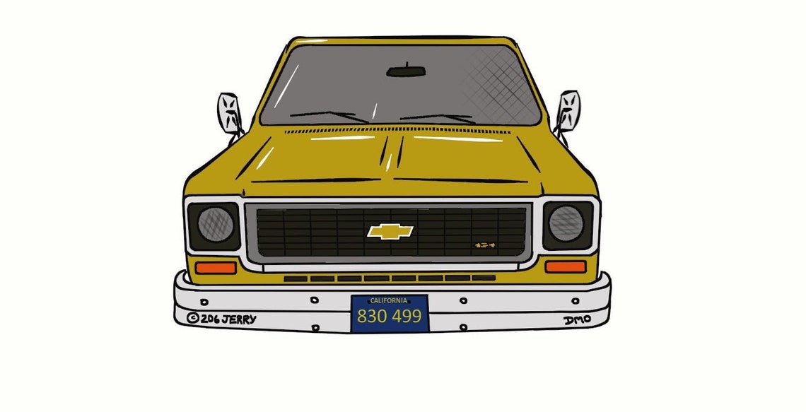 Vinyl STICKER - 1973 Chevy C10 Truck - Etsy
