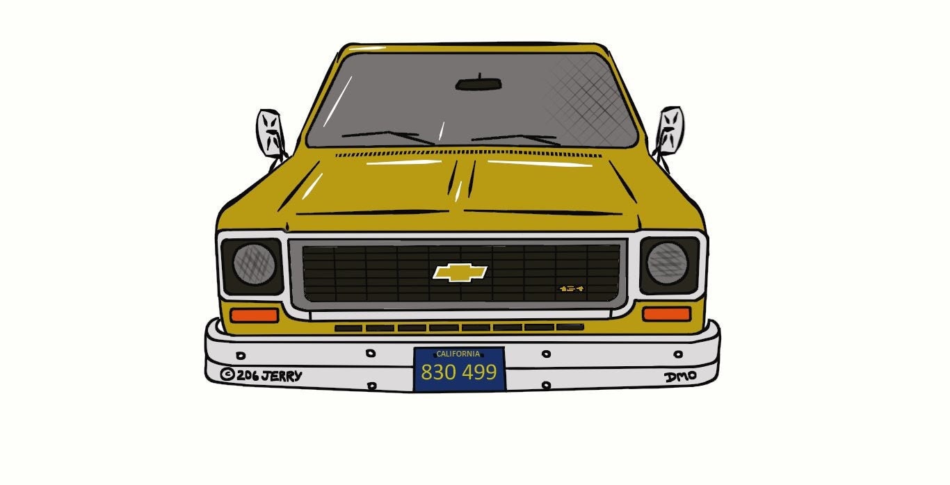Vinyl STICKER - 1973 Chevy C10 Truck - Etsy