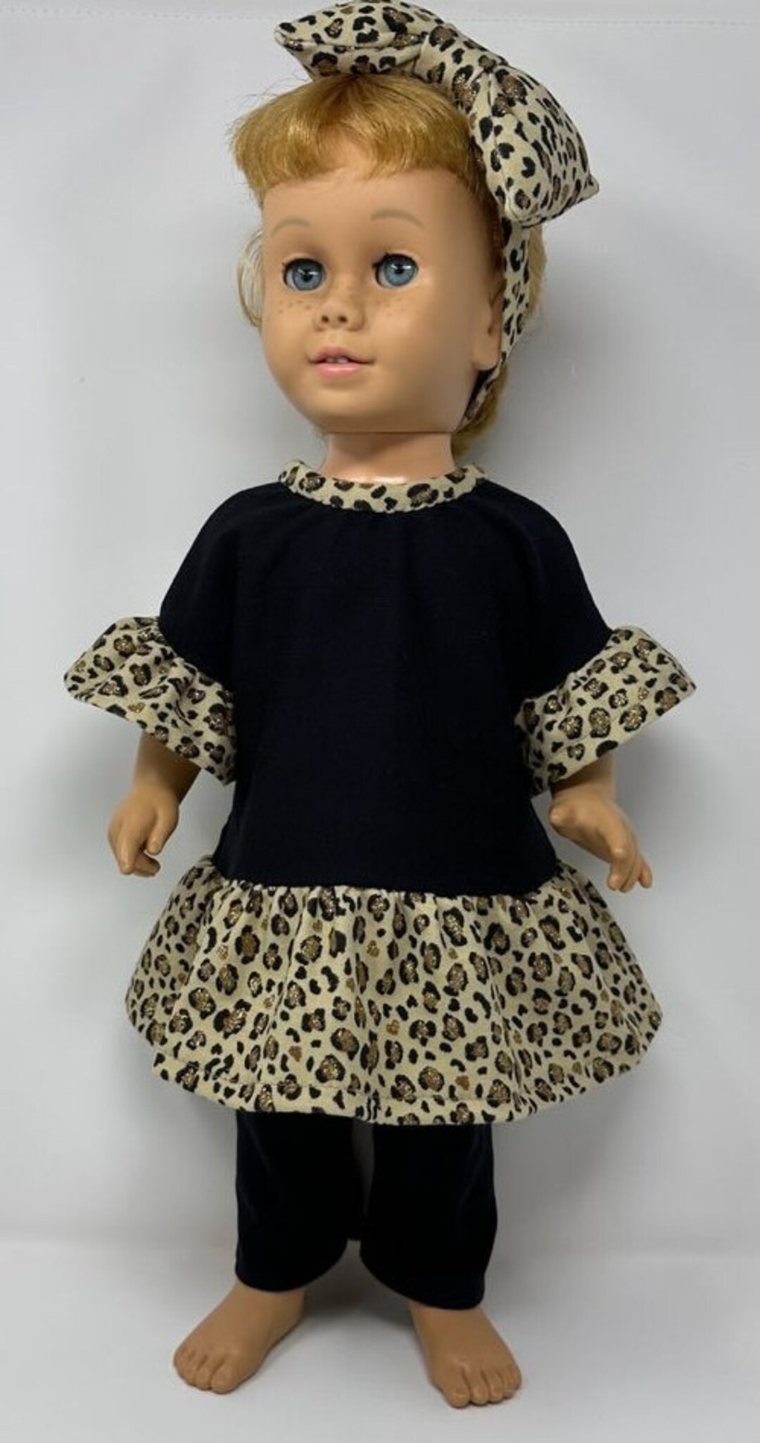 20 Inch Chatty Cathy Dress and Leggings Cheetah Print - Etsy