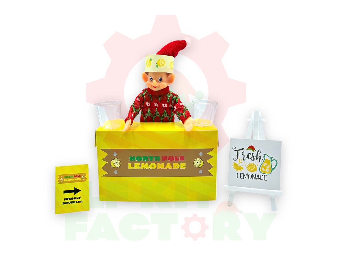 Elf Lemonade Stand Prop Set - Elf Props - Elf Kit - Elf Accessories ...