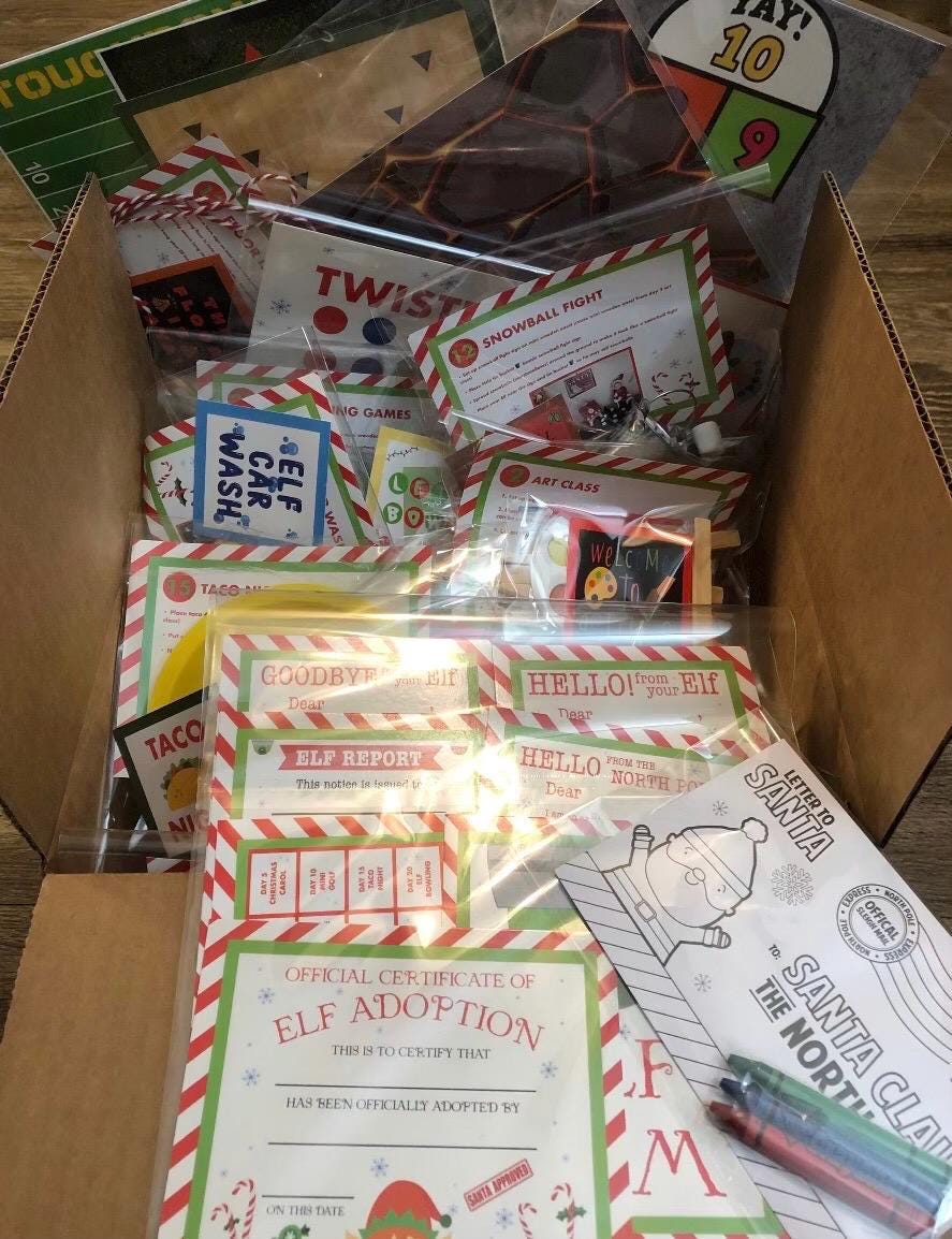 Mystery Mix Elf Kit | 12 or 18 Days Holiday Magic - Etsy