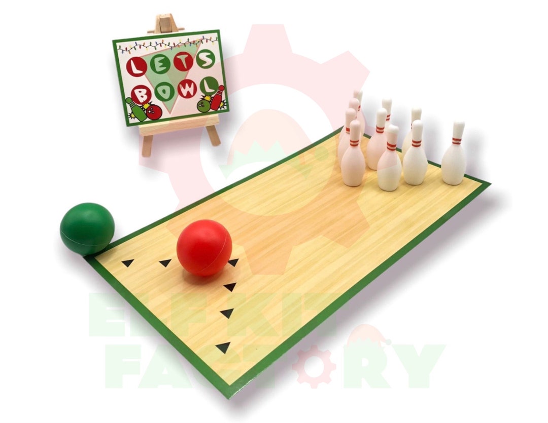 Elf Bowling Prop - Elf Bowling Alley - Elf Props - Elf Kit - Elf ...
