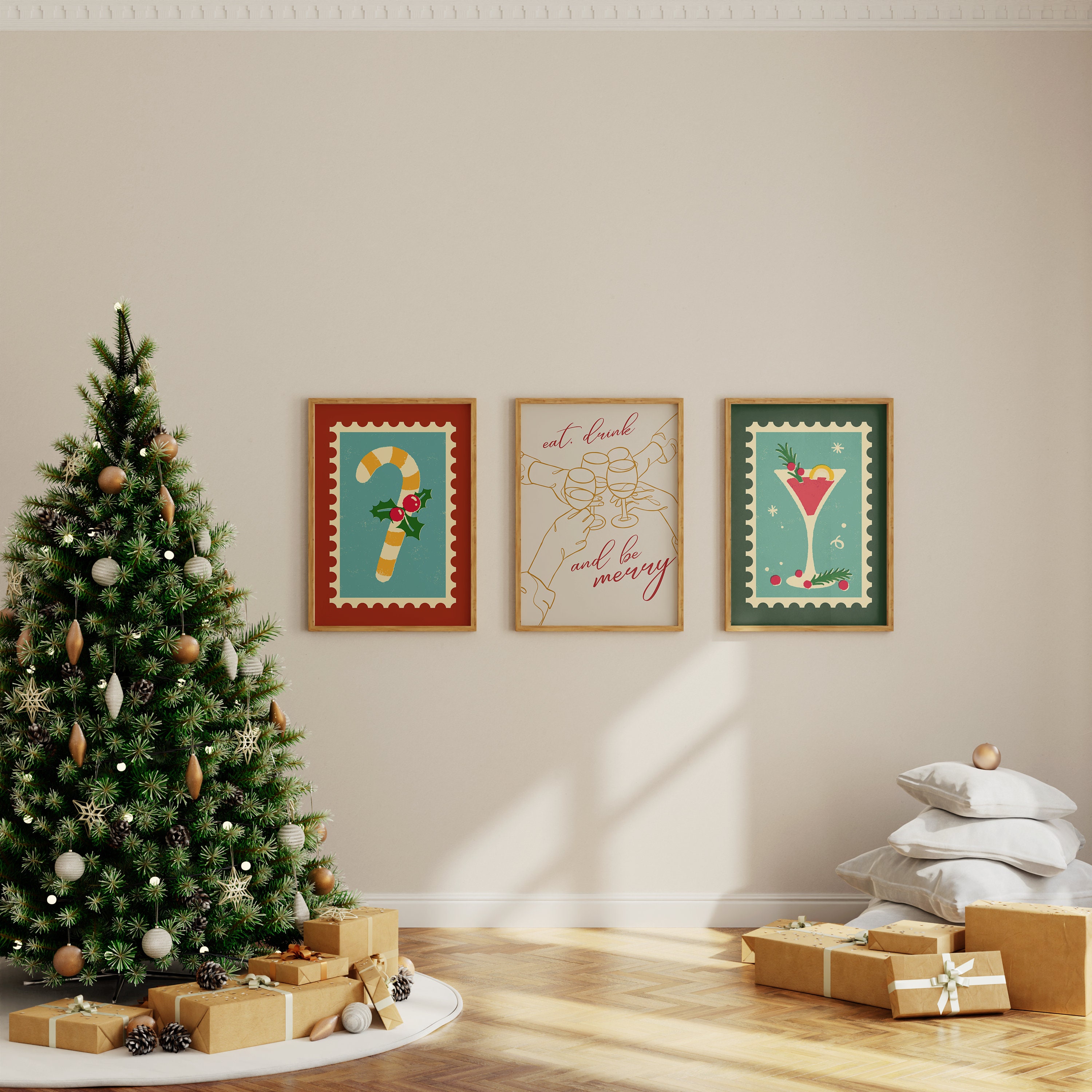 Classic Christmas Prints 42 Prints Christmas Bundle Wall Art - Etsy