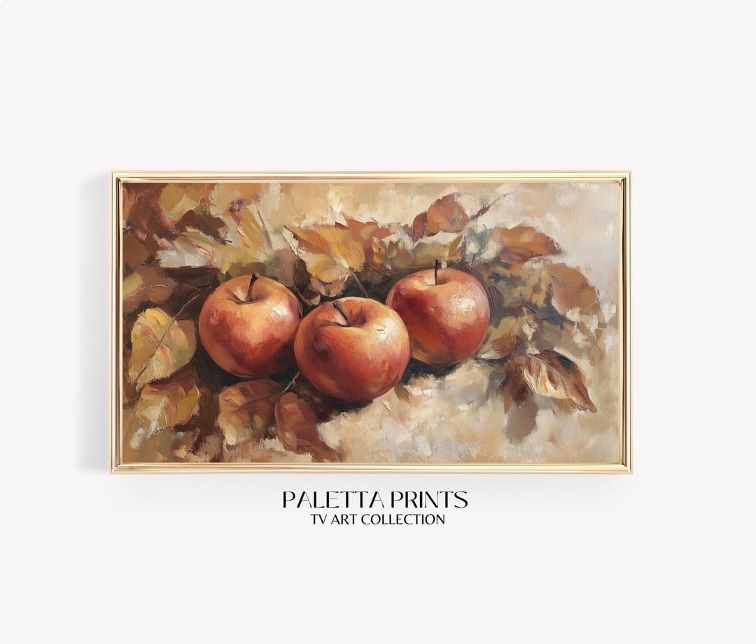Frame TV Rustic Apples Still Life Art | Digital Art for Samsung Frame ...