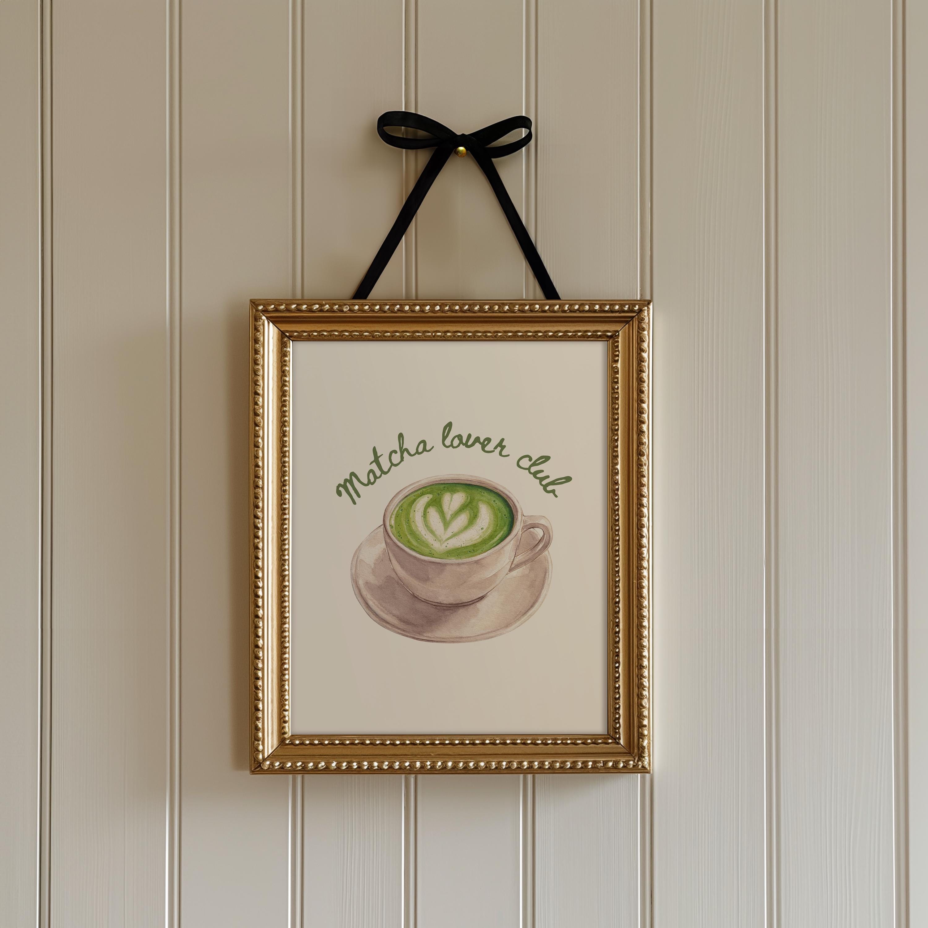 Matcha Art Print Bundle |digital Download |matcha Wall Art | Matcha ...