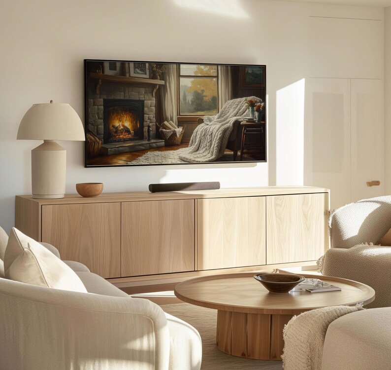 TV Art Cozy Fireplace | Digital Art for Samsung Frame Tvs | Warm Winter ...