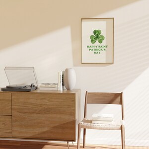 Happy St. Patrick's Day Print | St.patricks Day Decor | St Patrick's ...
