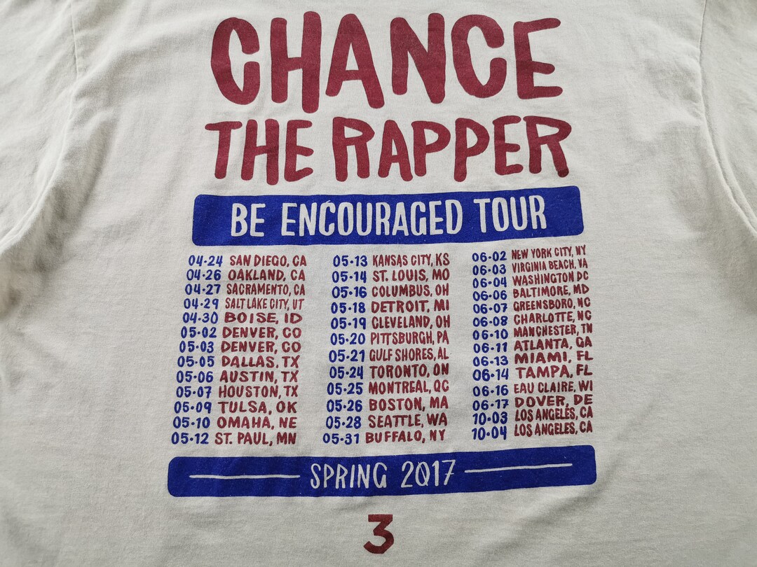 Chance the Rapper Shirt Vintage Chance the Rapper American Rapper and ...