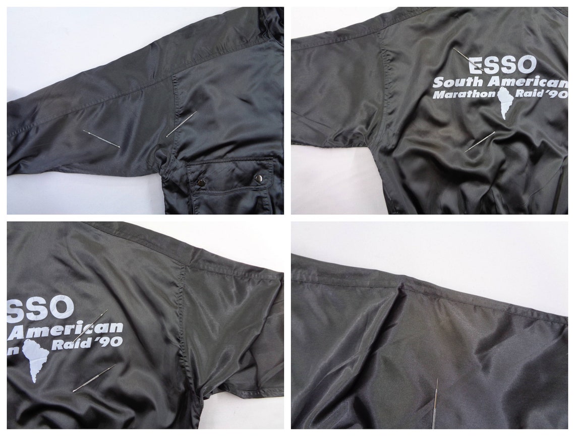 Esso Jacket Vintage Esso South American Marathon Raid '90 - Etsy