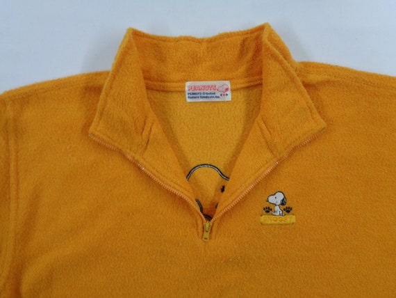 Peanuts Jacket Vintage Peanuts Snoopy Pullover Fleece… - Gem
