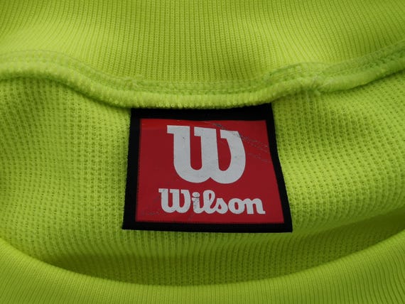 Wilson Jersey Vintage Wilson Taped logo Jersey Made I… - Gem