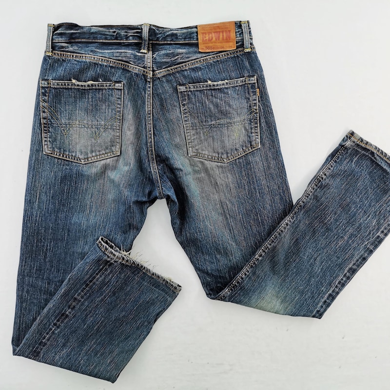 Men Selvedge Jeans 40 - Etsy