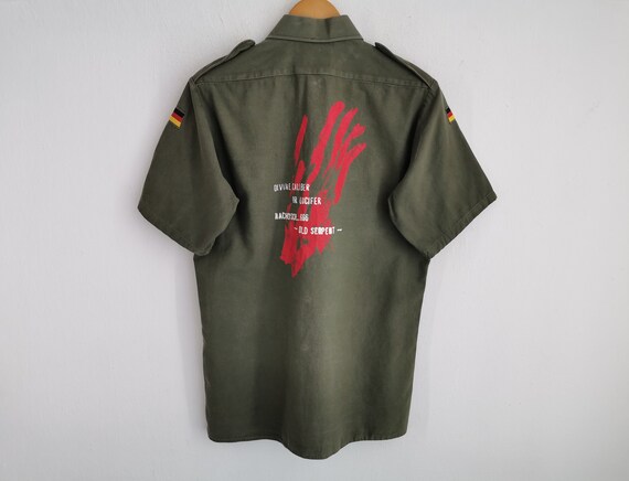 German Army Og Shirt Vintage 80s German Army Og Shirt… - Gem