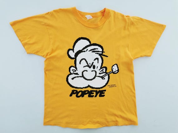 Popeye Shirt Vintage Popeye King Features Syndicate T… - Gem