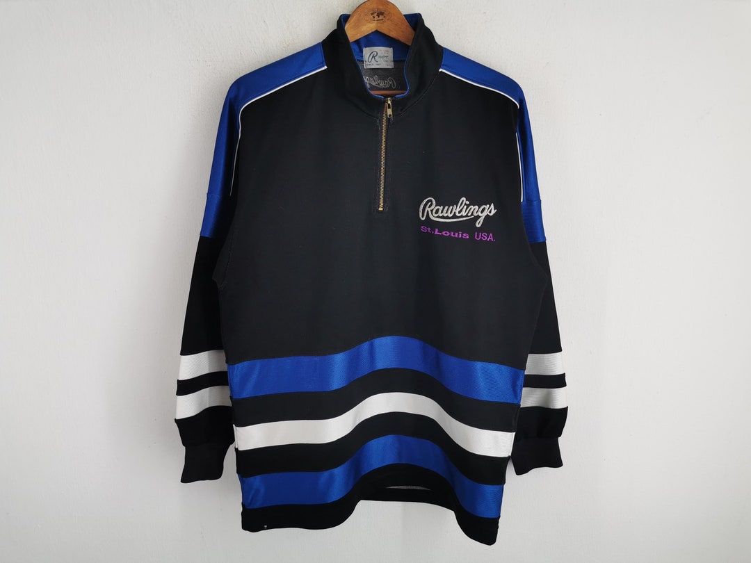 Rawlings Jacket Vintage 90s Rawlings Tracktop Color Block Jacket Size L ...